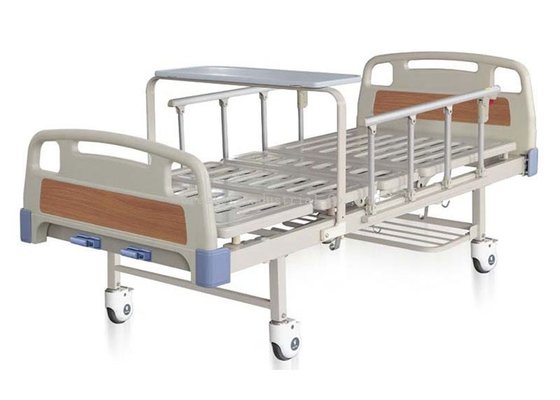 Full Size Hospital Bed Medical Equipment Beds Equipped With Center Brake System