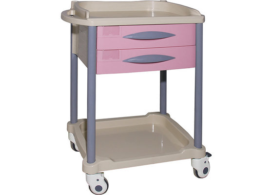 Phlebotomy Plastic Medical Trolley 750mm * 475mm * 920mm Dental Instrument