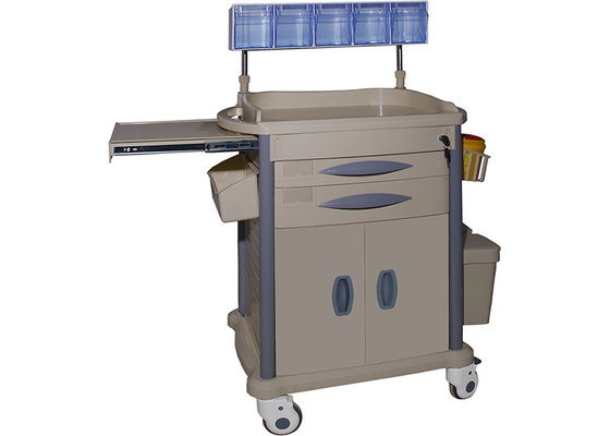 ABS Plastic Medical Trolley , Medical Anesthesia Trolley For Hospital / Clinic