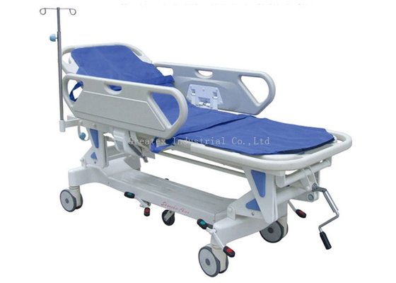 Luxurious Folding Patient Transport Stretchers 520mm - 820mm High Low Range