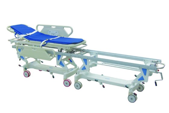 Luxurious Folding Patient Transport Stretchers 520mm - 820mm High Low Range