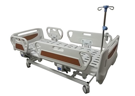 Adjustable Full Electric Hospital Bed With Mattress/ Bedside Cabinet 3 Functions