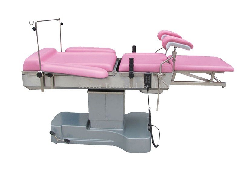 Flexible Operation Theatre Table Pink Color AC 220V 50Hz 135kg Safe Working Load