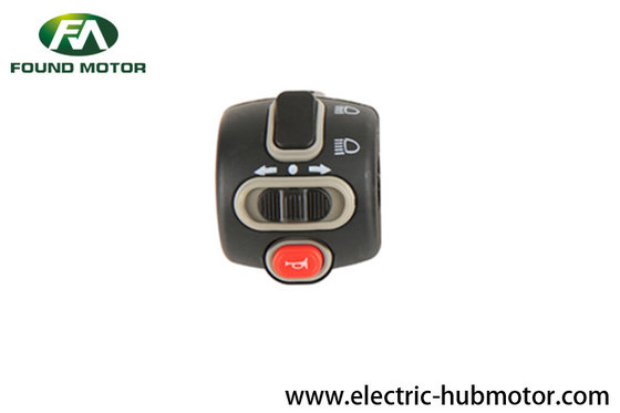 Electric bike accessories switch with right and left turn signals for electric bike
