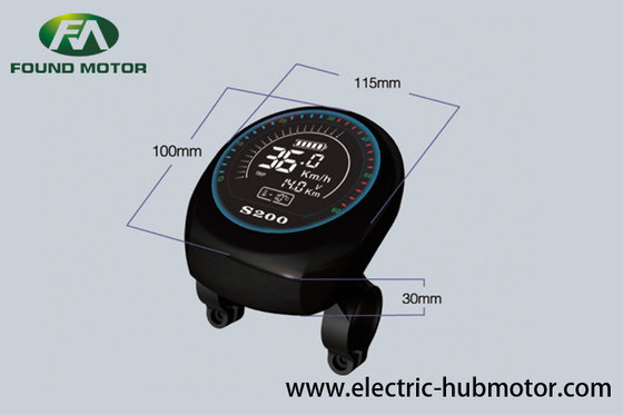 Multi Functional Electric Bike LCD Display For Speed Indication CE Certification