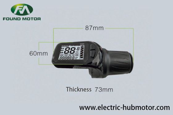High Definition Electric Bike LCD Display For Battery Indicator / Motor Speed Indicator