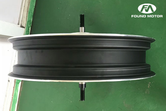 17'' 72V 3000W big power high speed dc brushless gearless custom hub motor for electric motorcycle