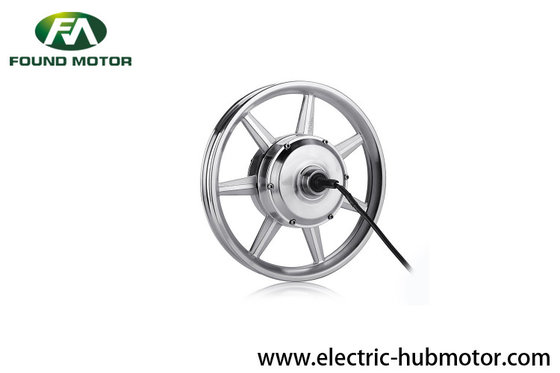 16''48V 500W DC brushless geared high speed electric scooter hub motor