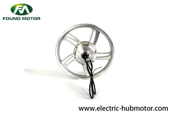 16''48V 500W DC brushless geared high speed electric scooter hub motor