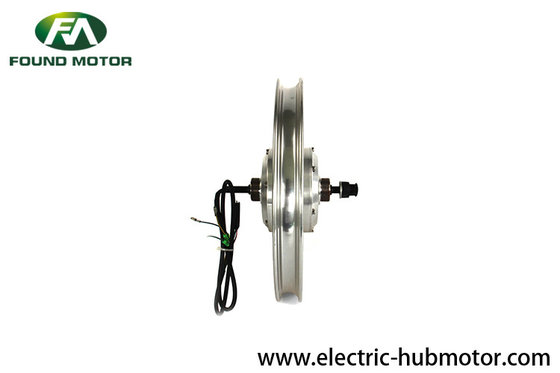 16''48V 500W DC brushless geared high speed electric scooter hub motor