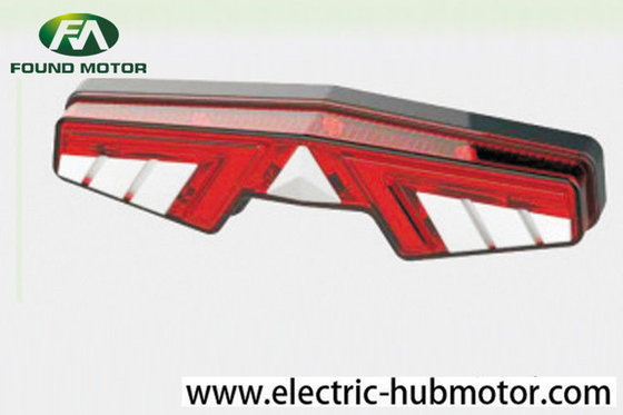 Waterproof Electric Bike Accessories LED Rear Light ABS Materials 48V Working Voltage