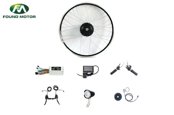 48V 500W BLDC Geared Motor Electric Bike Conversion Kit with Normal Connectors