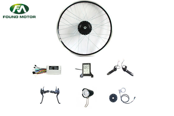 48V 350W BLDC Geared Motor Electric Bike Conversion Kit with Optional Front Light