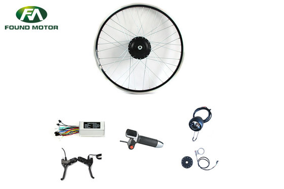 48V 500W BLDC Geared Motor Electric Bike Conversion Kit with Optional Battery Indicate Throttle