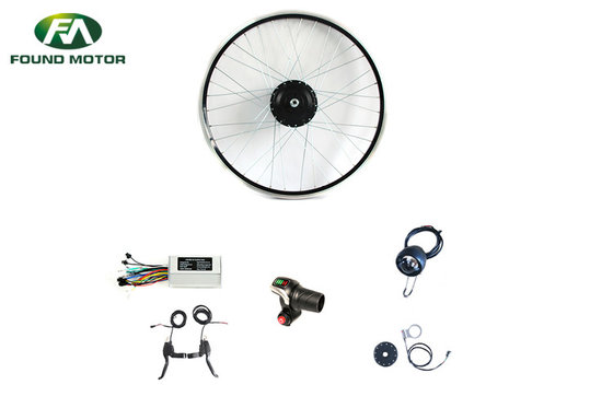 48V 350W BLDC Geared Motor Electric Bike Conversion Kit with Optional Battery Indicate Throttle