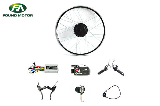 Electric bike conversion kit with 36V 350W BLDC geared motor wheel 16" for e-bike and electric bicycle