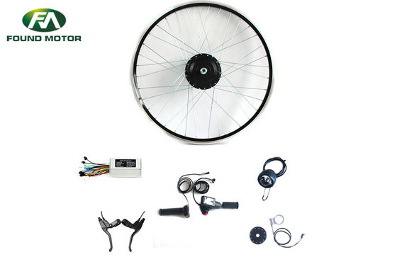 FOUND MOTOR 48V 500W Electric Hub Motor Electric Bike Conversion Kit with Optional Brake Lever