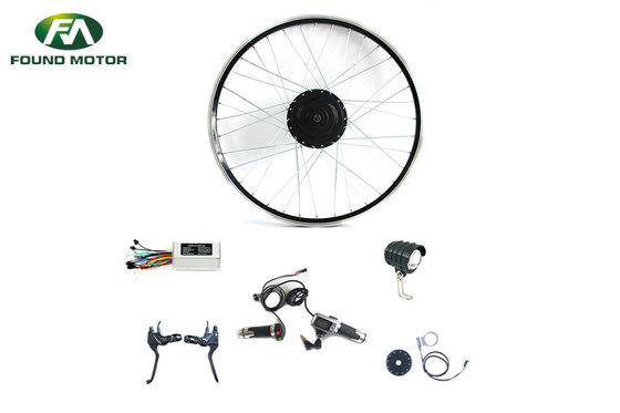 52V 500W BLDC geared Motor Electric Bike Conversion Kit with DX-D-1 throttle for electric bike