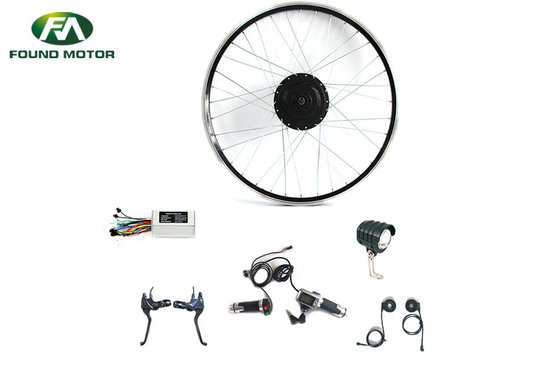 E Bicycle Conversion Kit 48V 350W BLDC Geared Motor Electric Bike Kit