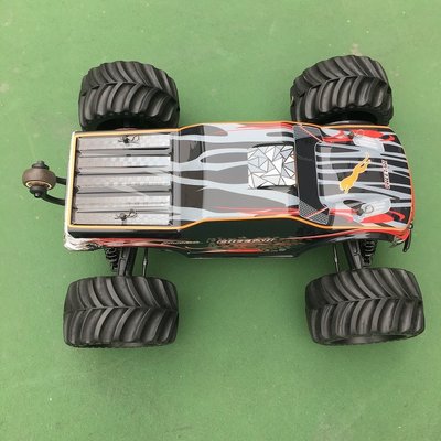 1/10th Metal Chassis Brushless Off Road  Electric RC Car 80A ESC Black Shell