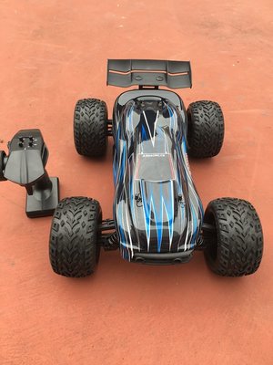 1/10 Scale19.9 Inch Brushless  ESC 80A  Electric RC Truggy Blue Shell
