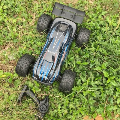 JLB 4WD 1/10th 19.9 Inch 2.4GHZ Brushless  Waterproof ESC 80A  Electric RC Car Blue Color
