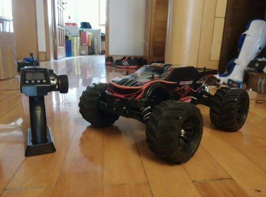 4WD 1/10 Scale 2.4G 120A ESC Waterproof  Brushless Electric RC Monster Truck