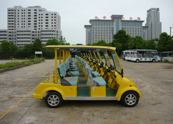 Multi Color 4 Seater Electric Sightseeing Car For 4 Persons Pure Electric Power