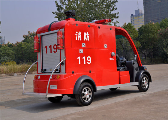 Pure Electric Power 2 Person Electric Fire Truck High Efficiency For Fire Fighting