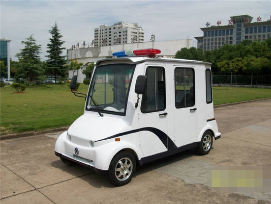 3.0KW DC Motor Electric Police Patrol Car 4 Passenger With Closed Door
