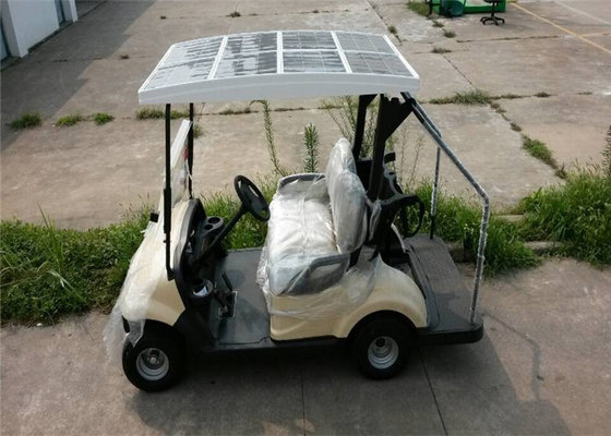 Solar Energy 2 Seater Electrical Utility Vehicle , Golf Cart Club Car For Golf Courses