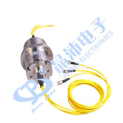 3 Circuits Fiber Optic Slip Rings  wtih Single Way or Normal Waveguide Design Suitable for Harsh Environment