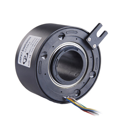 Through Bore Slip Ring, Electrical+Fiber Optical Hybrid Rotary Joint For Robotics Vehicles