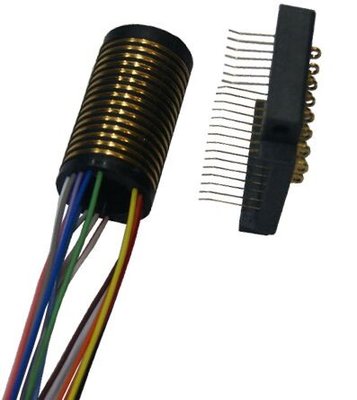 Separate Slip Ring 15 Circuits Models Compact Design And Gold to Gold Contact