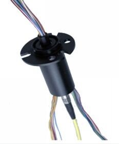 Compact Size Underwater Robot Slip Ring with IP68 Hybrid Fiber Optic Rotary Joint for Remotely Operated Vehicles