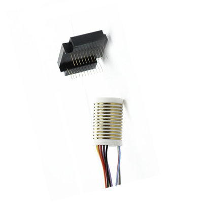 12 Circuits Separate Slip Ring Reduce Height Space 2A Per Circuit Compact Design In Robotics And Other Precise Equipment