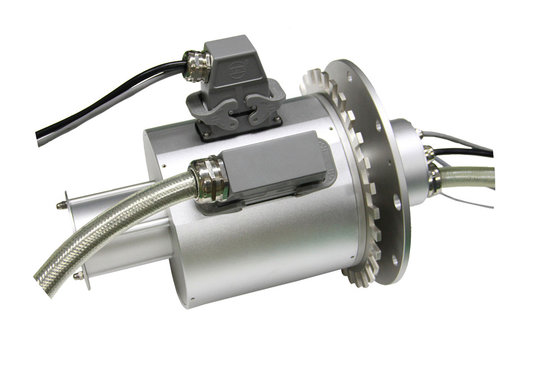 4 Circuits Signals Variable Propeller Signal Slip Ring 80 Amps Per Circuit With Over Speed Sensor