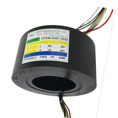 Precise Structure Hallow Shaft Slip Ring 380V and Smooth Surface for Telecommunication Networks