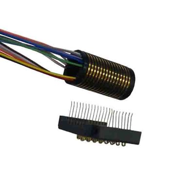 Separate Slip Ring 15 Circuits Models Compact Design And Gold to Gold Contact