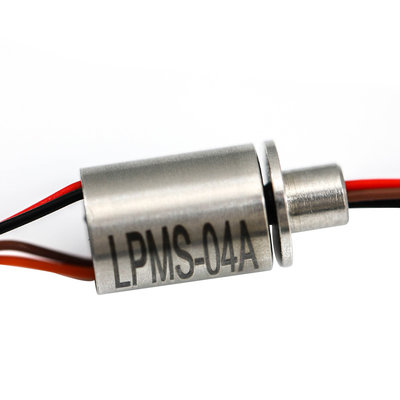 Super Miniature Slip Ring 4 Circuits Gold to Gold of Engineering Plastic or Metal for Electrical Test Equipment