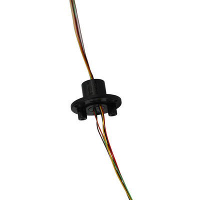6 Circuits Models Miniature Slip Ring Compact  Design Low Torque Application for Electrical Test Equipment