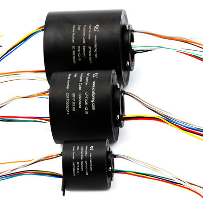 IP68 Through Bore Slip Ring Stable Rotation And Higher Rotation Accuracy for Camera Platform