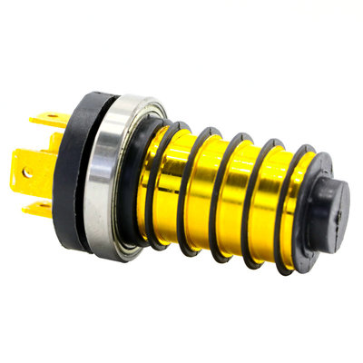 Pin Slip Ring with 6 Circuits Precious Metal Contact 360 degree rotation High Current Used for Packing Machine