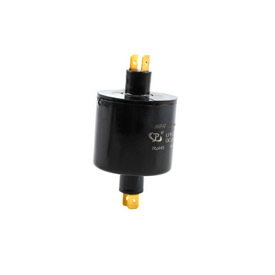 2  Pins connector  25A per circuit, High Current  Slip Ring with Electrical Noise for Wrapping Machinery