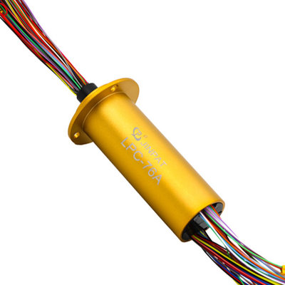 2A\ wire 76 circuits multi-channel slip ring for Intelligent robot 360°continuous rotation