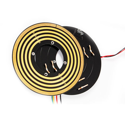 Pancake Slip Ring 40mm Bore Size Exquisite Design Transmission of USB 2.0 Signal