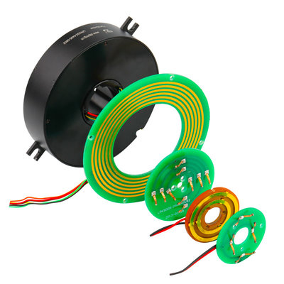 Pancake Slip Ring 40mm Bore Size Exquisite Design Transmission of USB 2.0 Signal