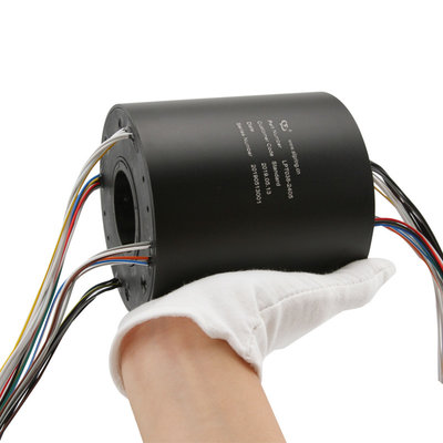 through bore slip ring 24 circuit 5A voltage 240VAC can be used in construction machinery slip ring rotating connector