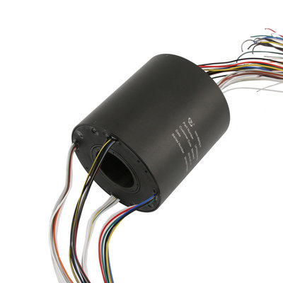 crane slip ring 24 circuit 10A contact material precious metal through hole diameter 50mm construction machinery
