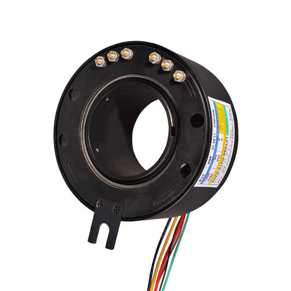60mm Hallow Shaft Slip Ring Up To 500 Rpm 360 Degree Rotation of Power Or Data Signals For Medical Equipment